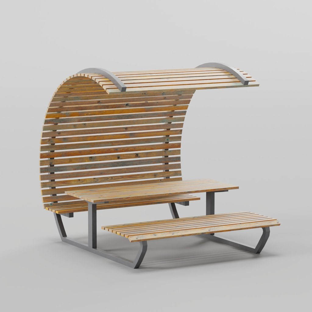 Outdoor Seating | Benches models | BlenderKit