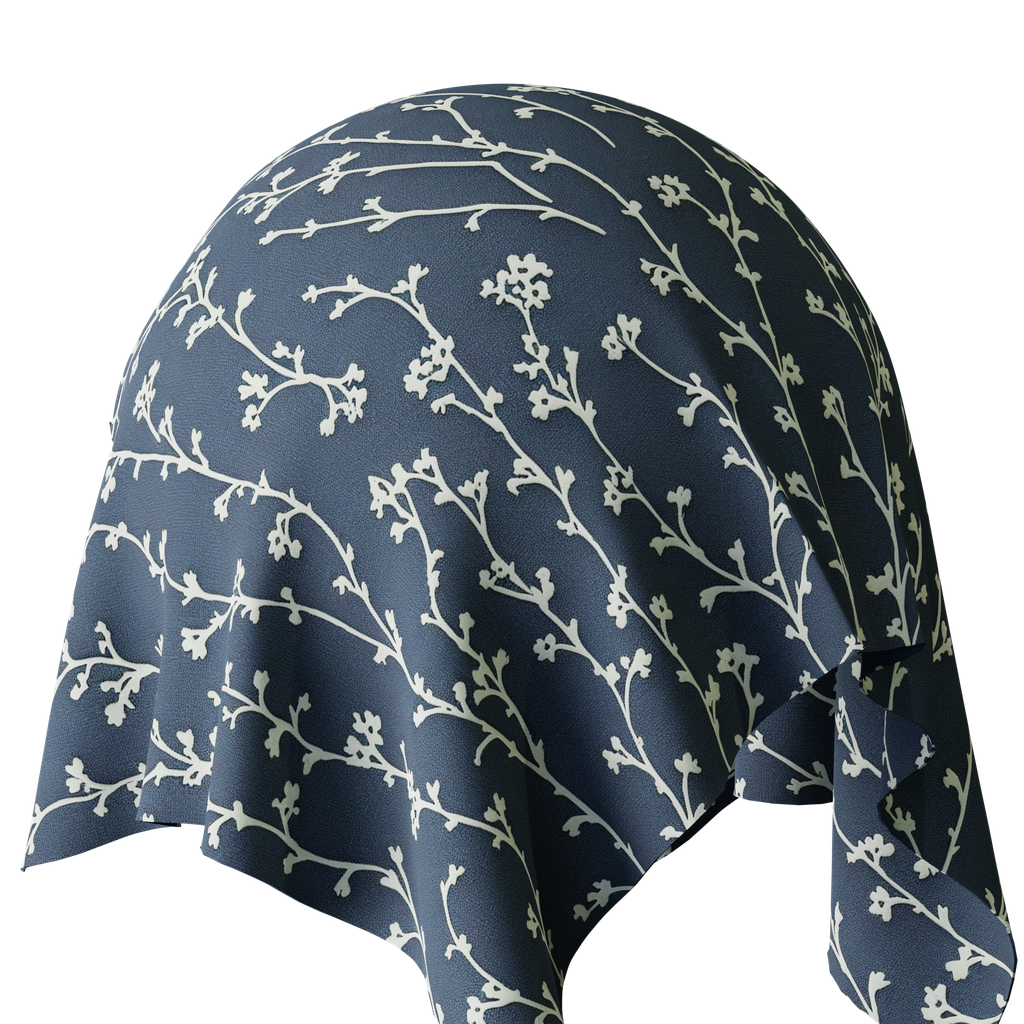 Floral Fabric | FREE fabric materials | BlenderKit