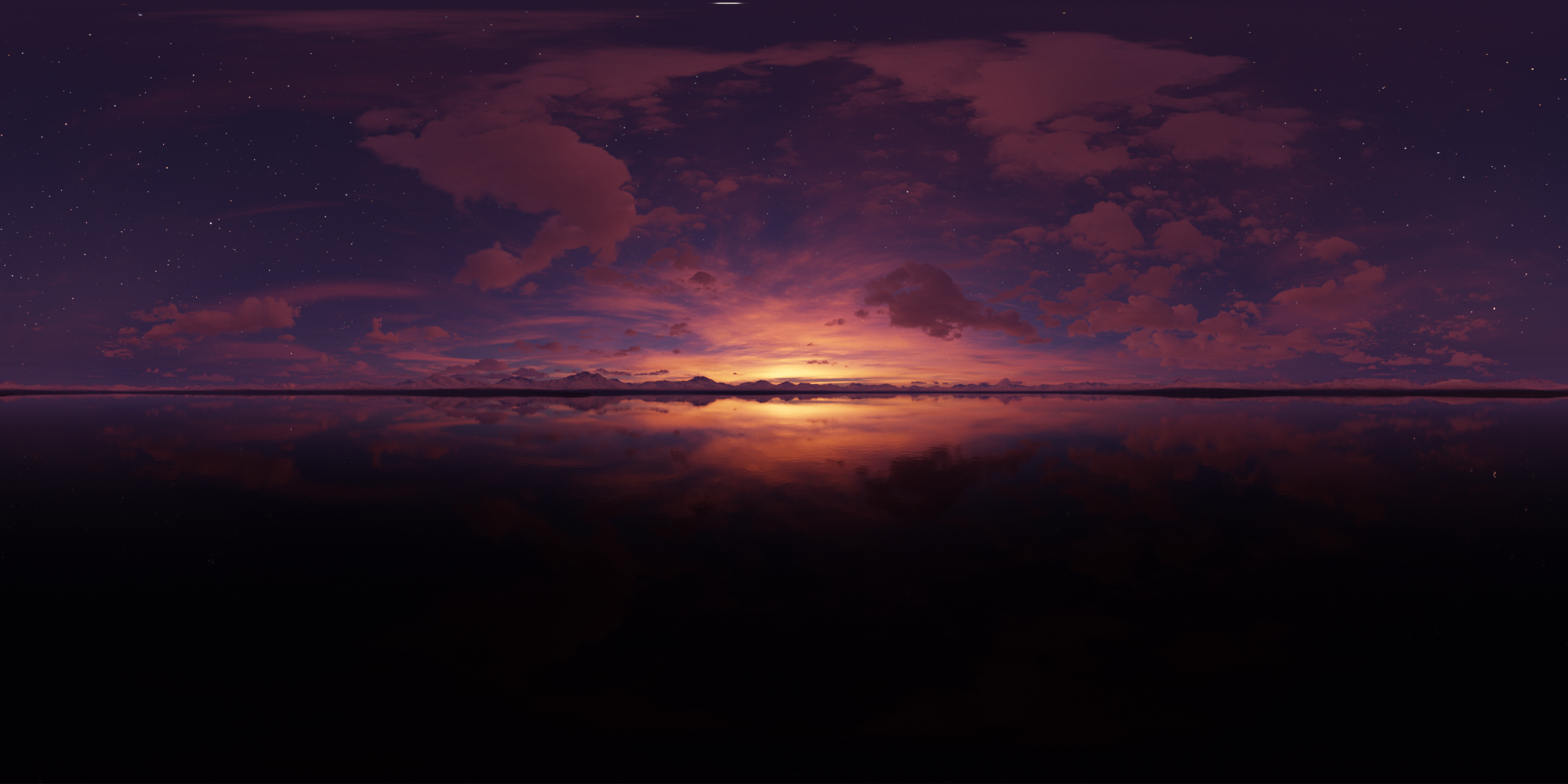 Dramatic Colorful Sunset | Landscapes HDRis | BlenderKit