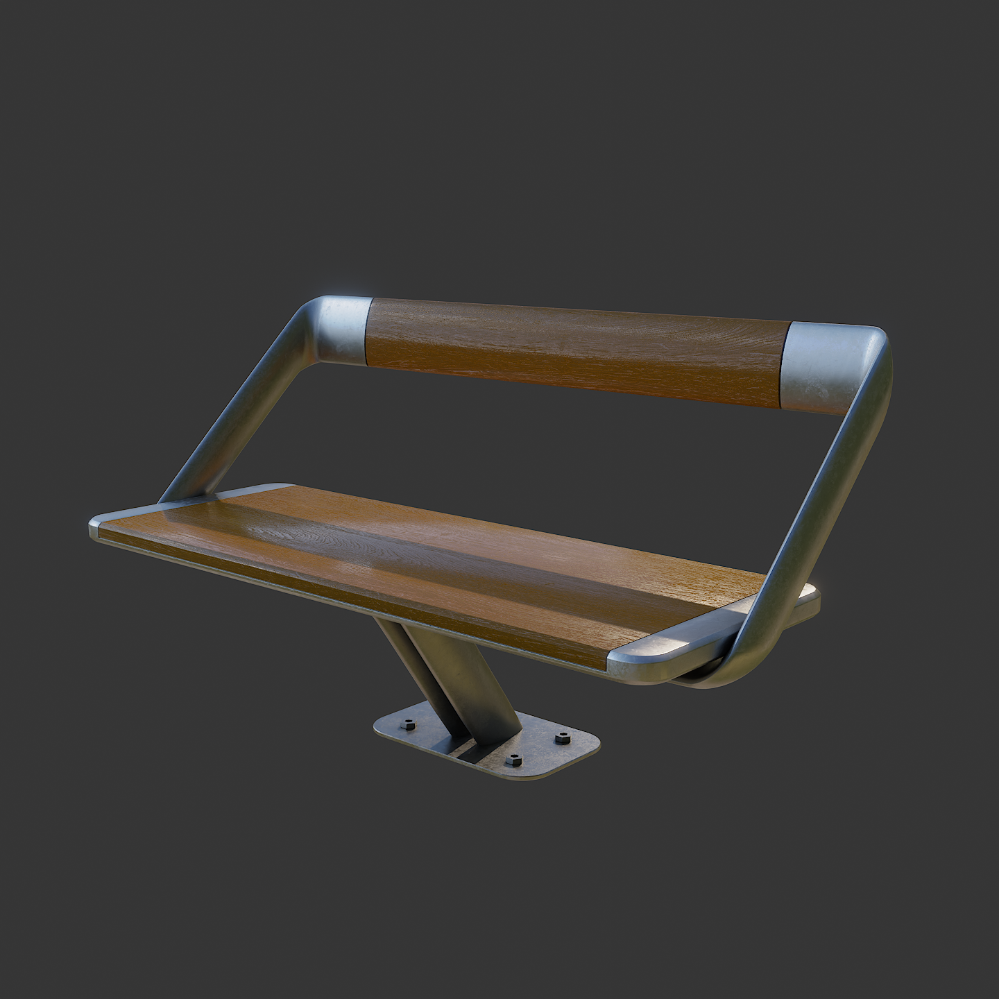 Bench 4B | Benches models | BlenderKit