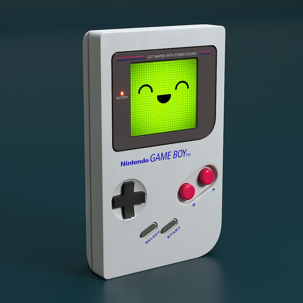 Gameboy | Miscellaneous models | BlenderKit