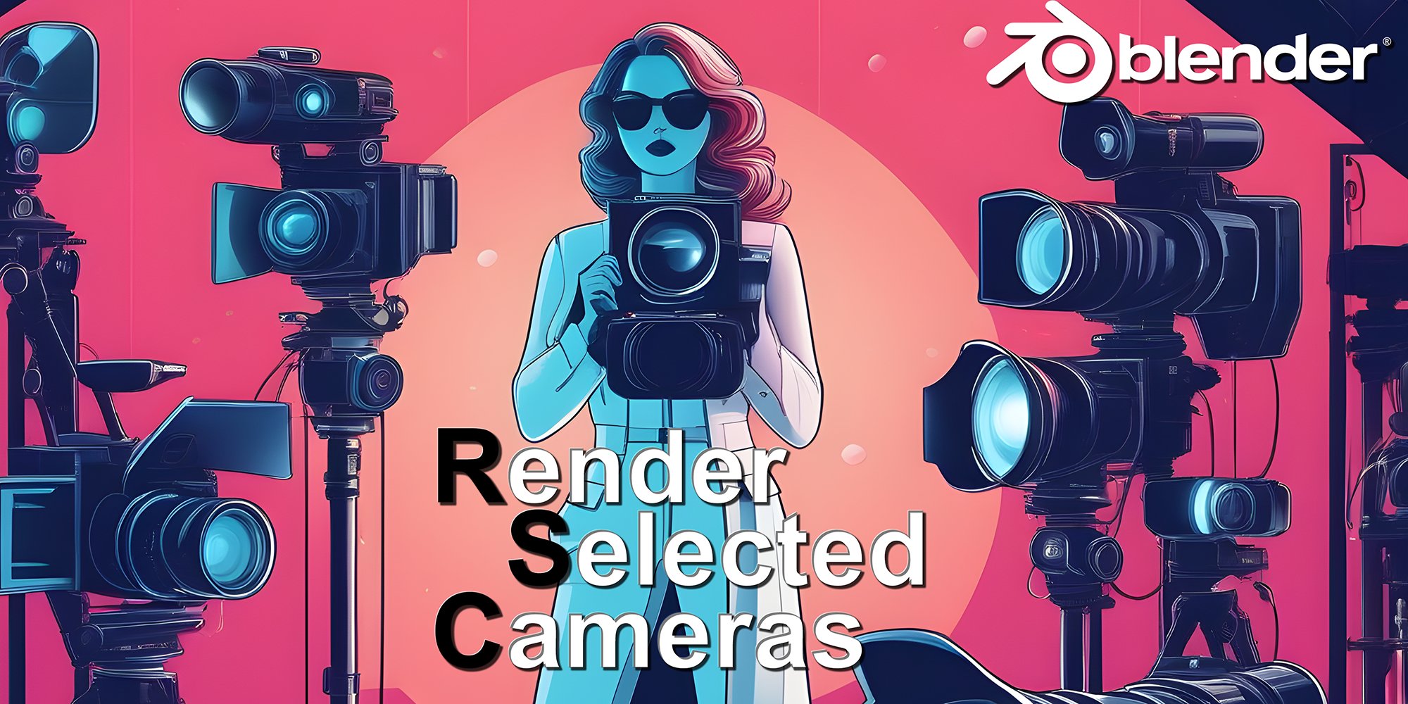 Render Selected Cameras | Render add-ons | BlenderKit