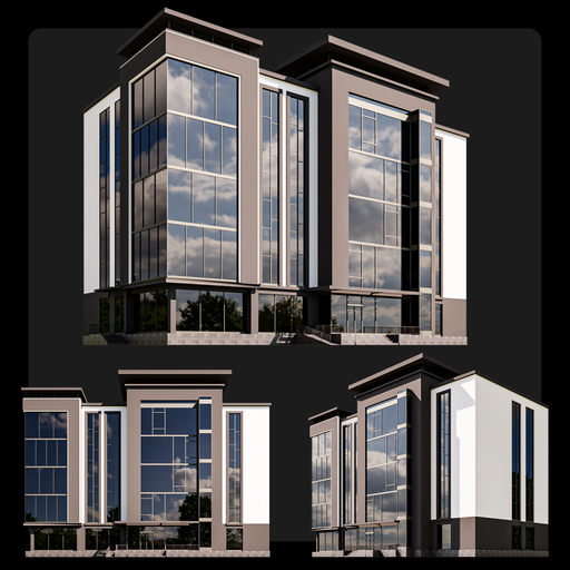 Business Centre | FREE Commercial Buildings models | BlenderKit