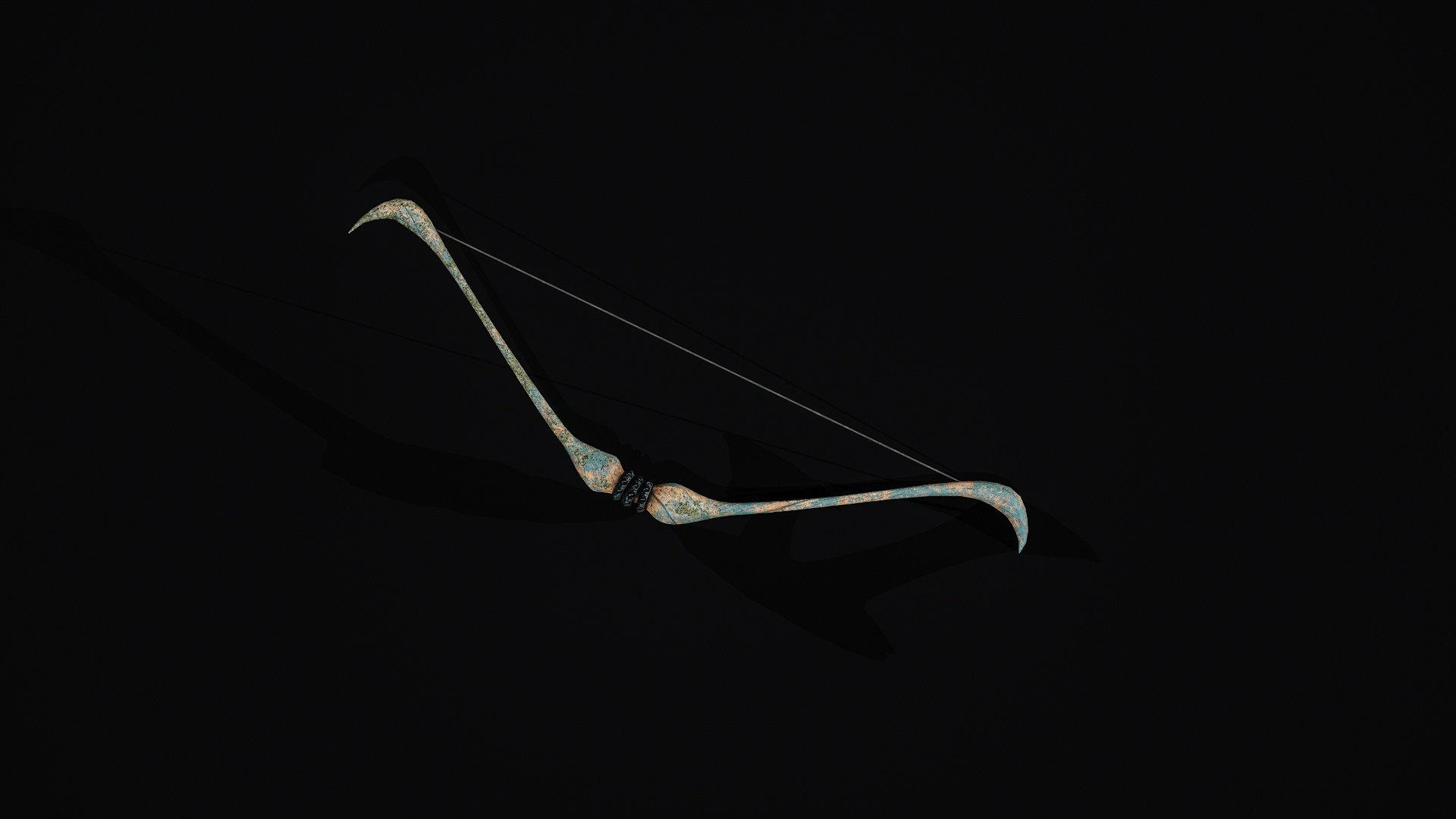 Fantasy Handcrafted Bow | Historical Weapons models | BlenderKit