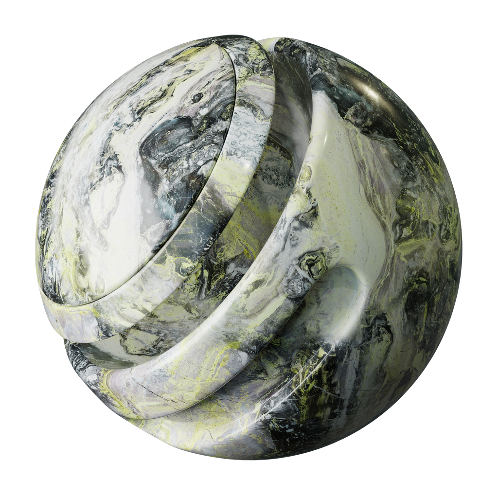 Black&yellow marble | FREE marble materials | BlenderKit