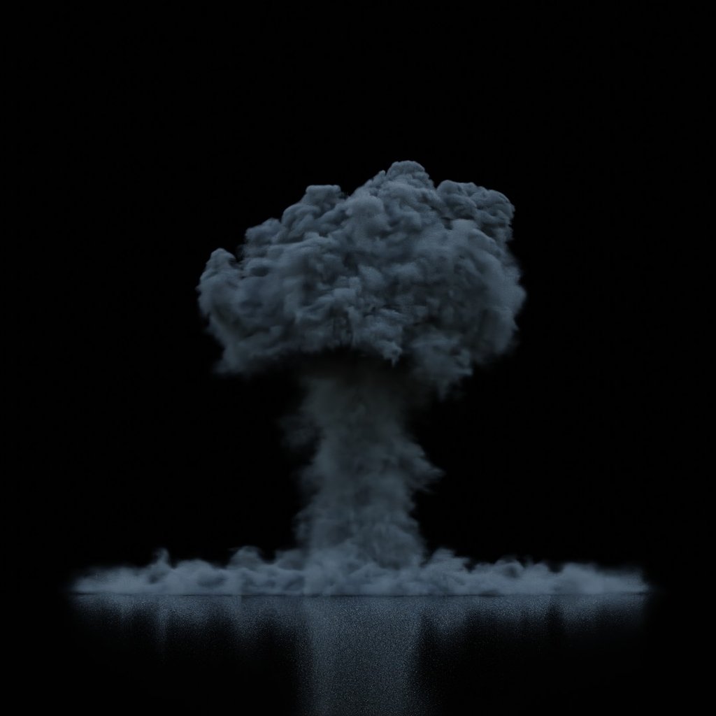 Nuke Static | FREE Simulations models | BlenderKit