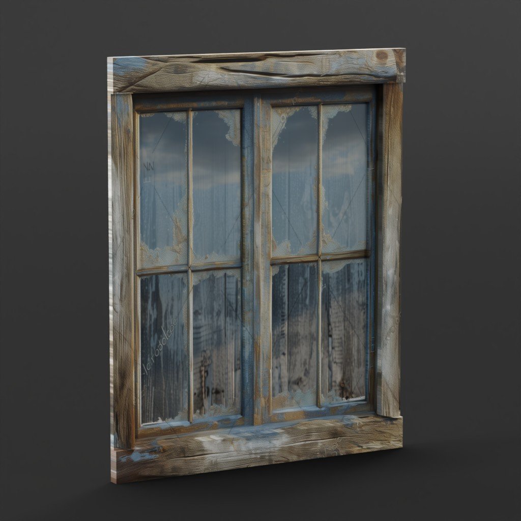 Old window - T - 67 | Windows models | BlenderKit