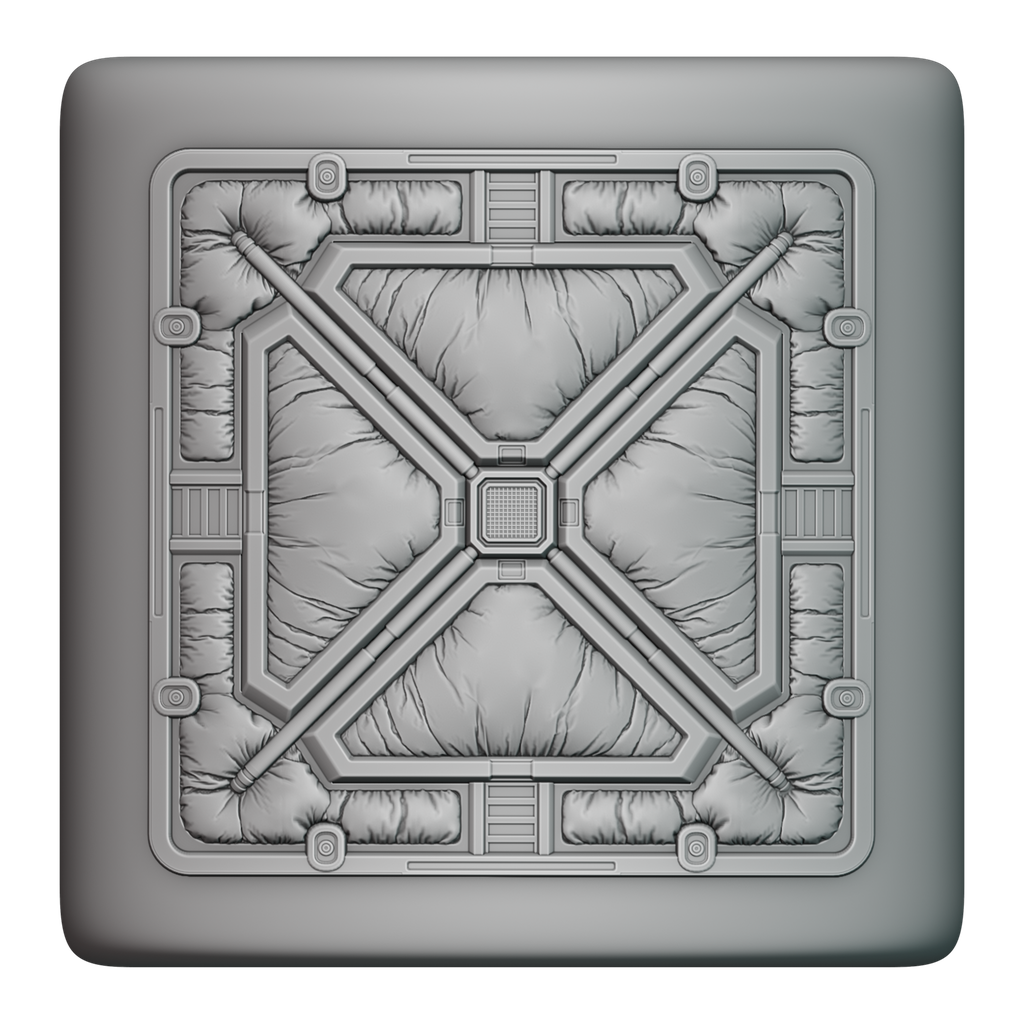 Si-Fi Panel 001 | FREE Sci-Fi brushes | BlenderKit