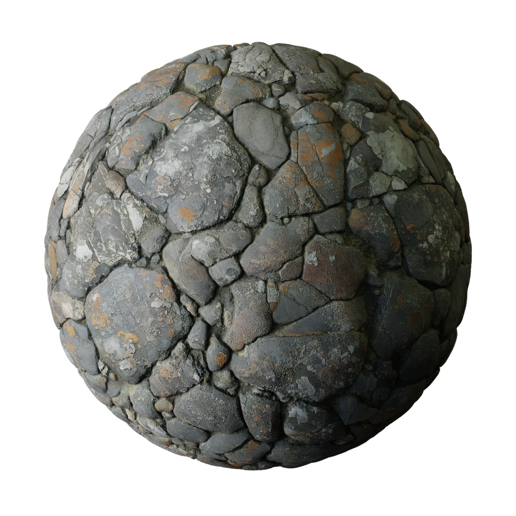 Weathered Cobblestone | FREE ground materials | BlenderKit