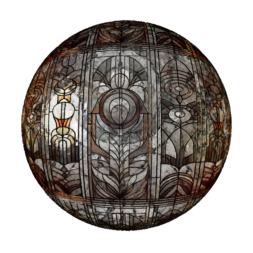 Stained Glass Vintage | FREE glass materials | BlenderKit