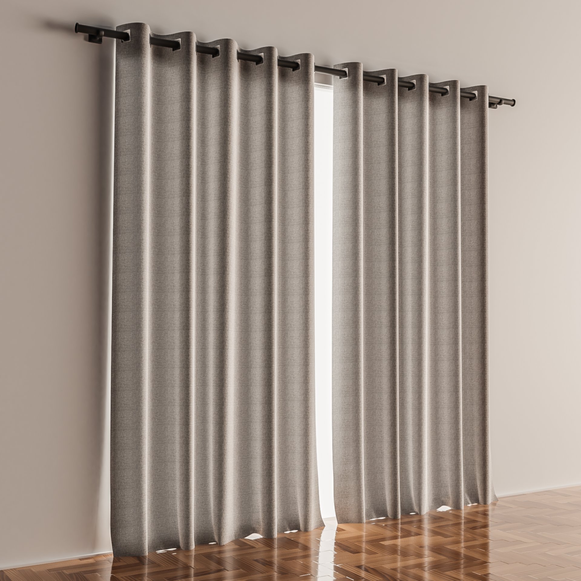 Translucent Fabric Curtain | Curtains models | BlenderKit