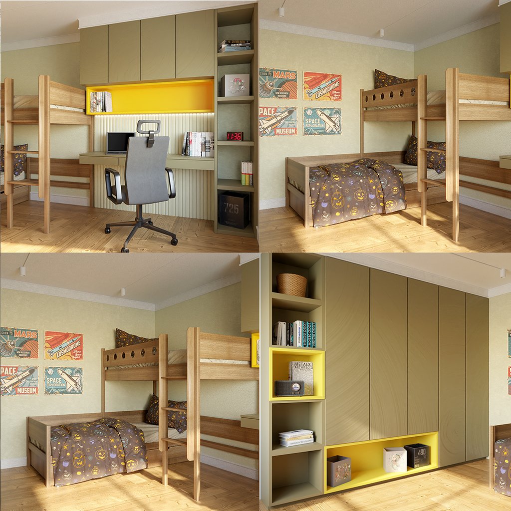 Modern Loft Apartment | FREE 3D Indoor scenes | BlenderKit