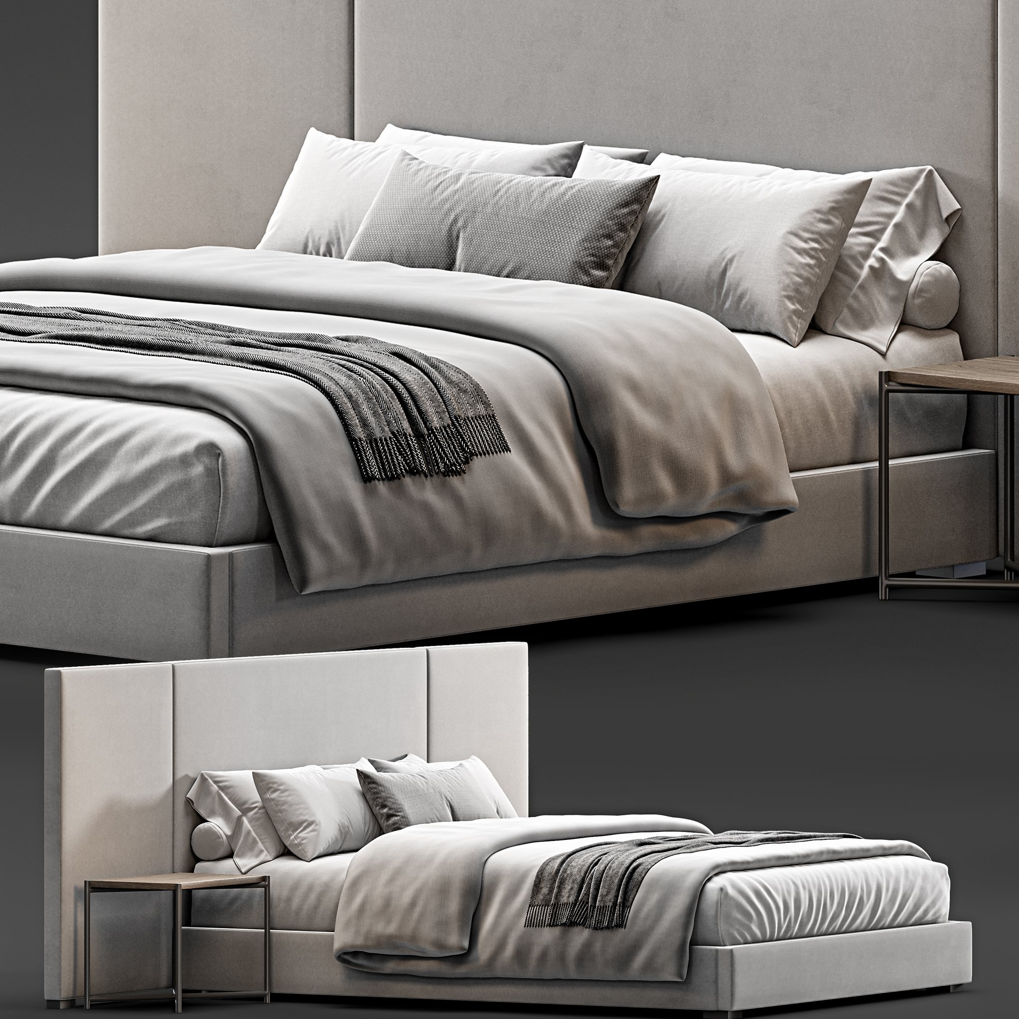 Restoration Hardware Modena | Beds models | BlenderKit