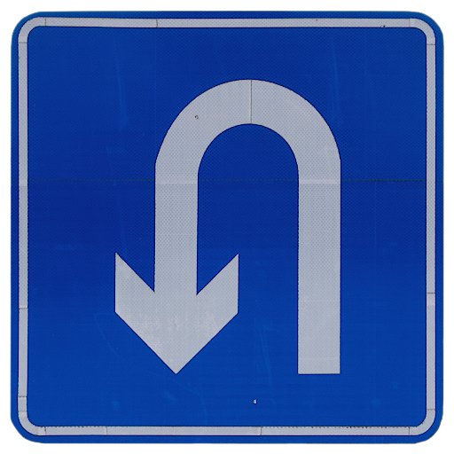 U Turn Permitted | FREE metal materials | BlenderKit