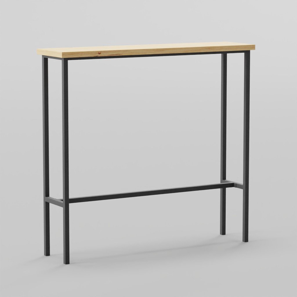 Industrial Table Bar 120x30x112 | FREE Tables models | BlenderKit