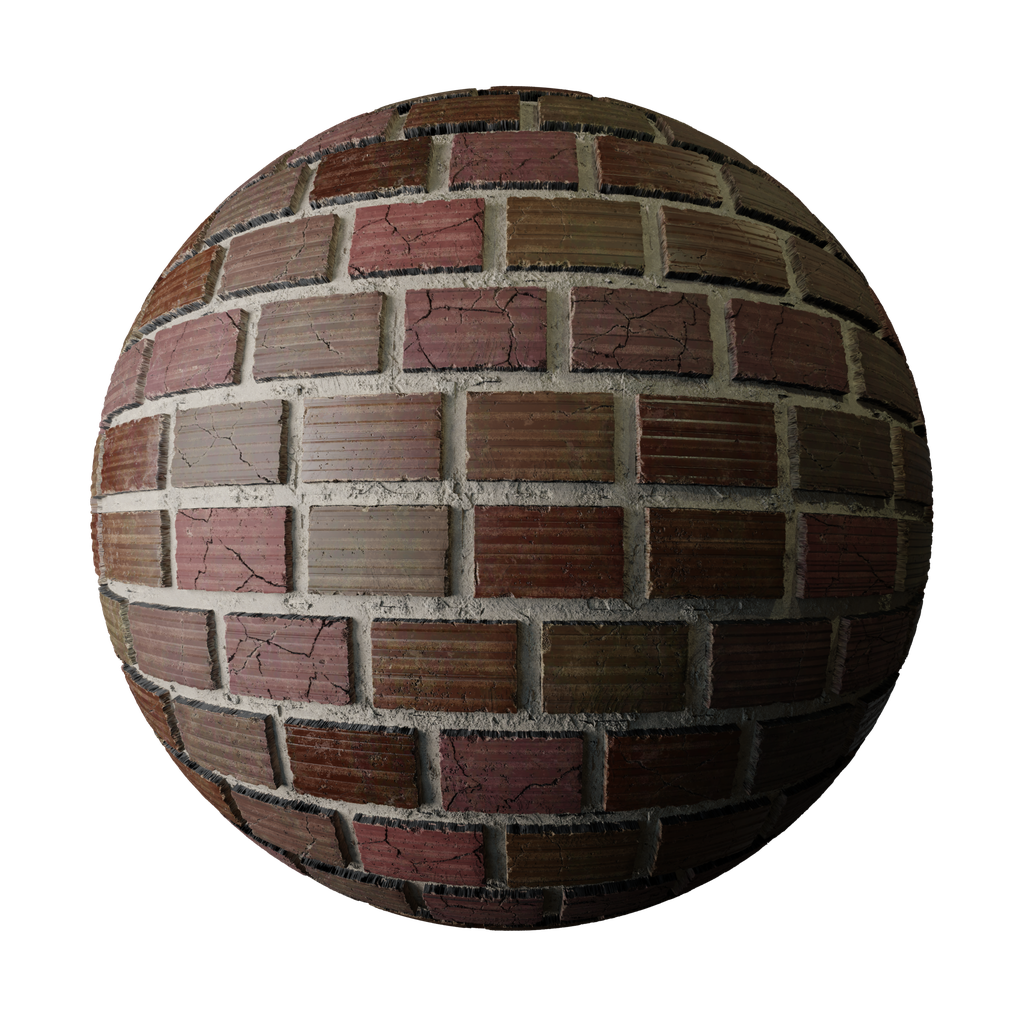 Realistic PBR brickwall | FREE bricks materials | BlenderKit