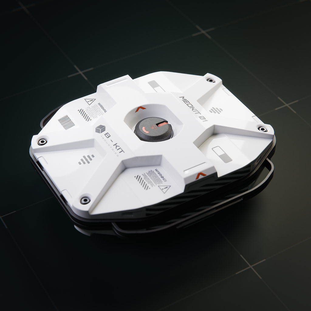 Sci-Fi Medkit | FREE Medical Equipment models | BlenderKit