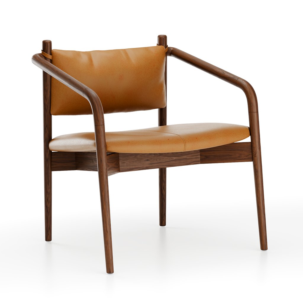 Lento Lounge Chair | FREE Armchairs models | BlenderKit