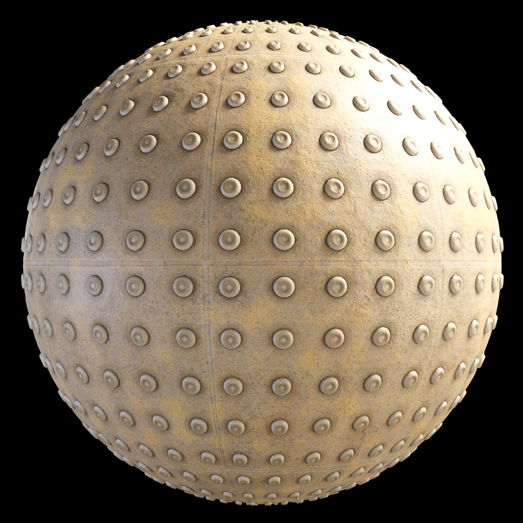 Tactile Blocks Rough Dots | FREE paving materials | BlenderKit