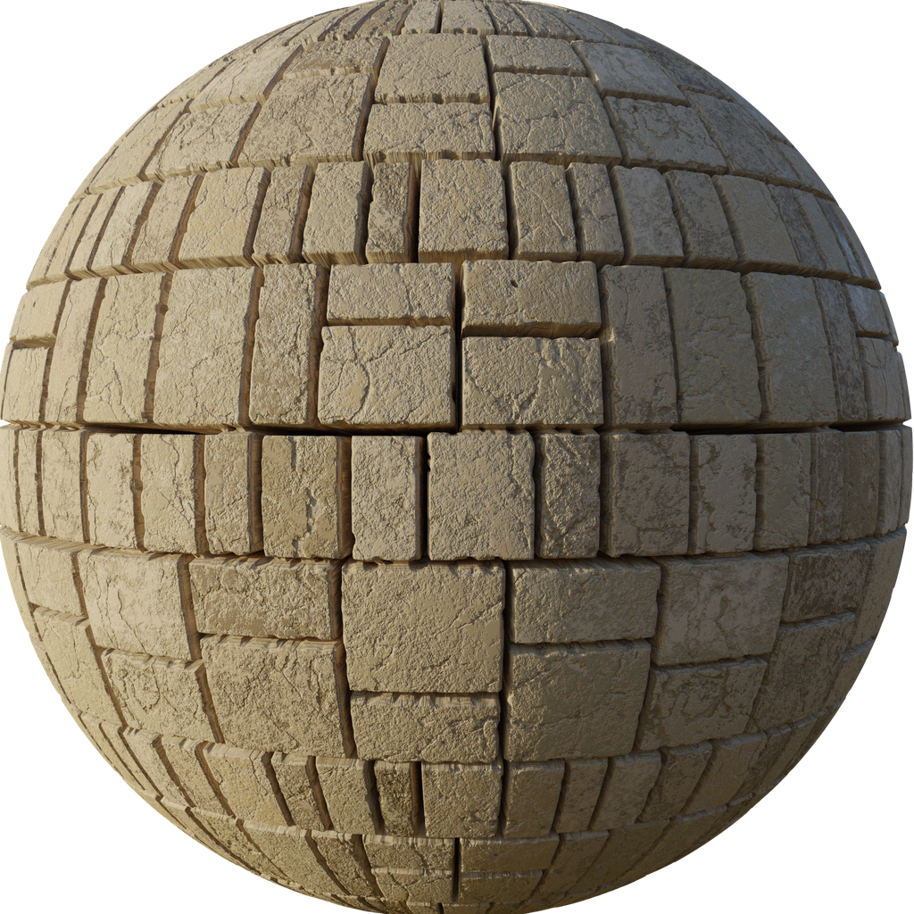Sand Bricks | FREE bricks materials | BlenderKit