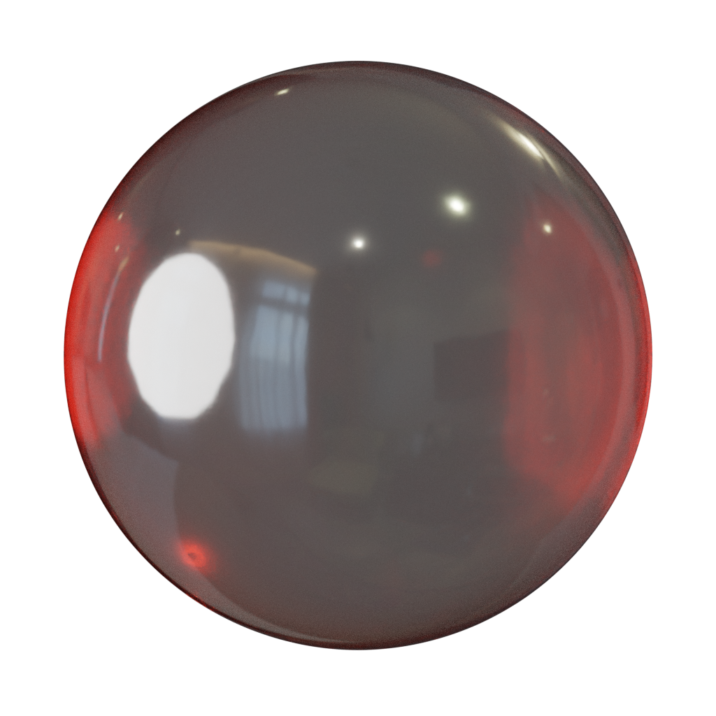 LEGO Trans-Red | FREE plastic materials | BlenderKit