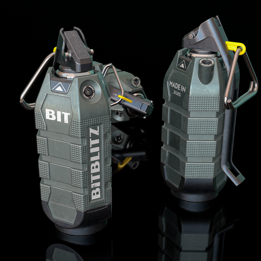 Hand grenade | FREE Sci-Fi Weapons models | BlenderKit
