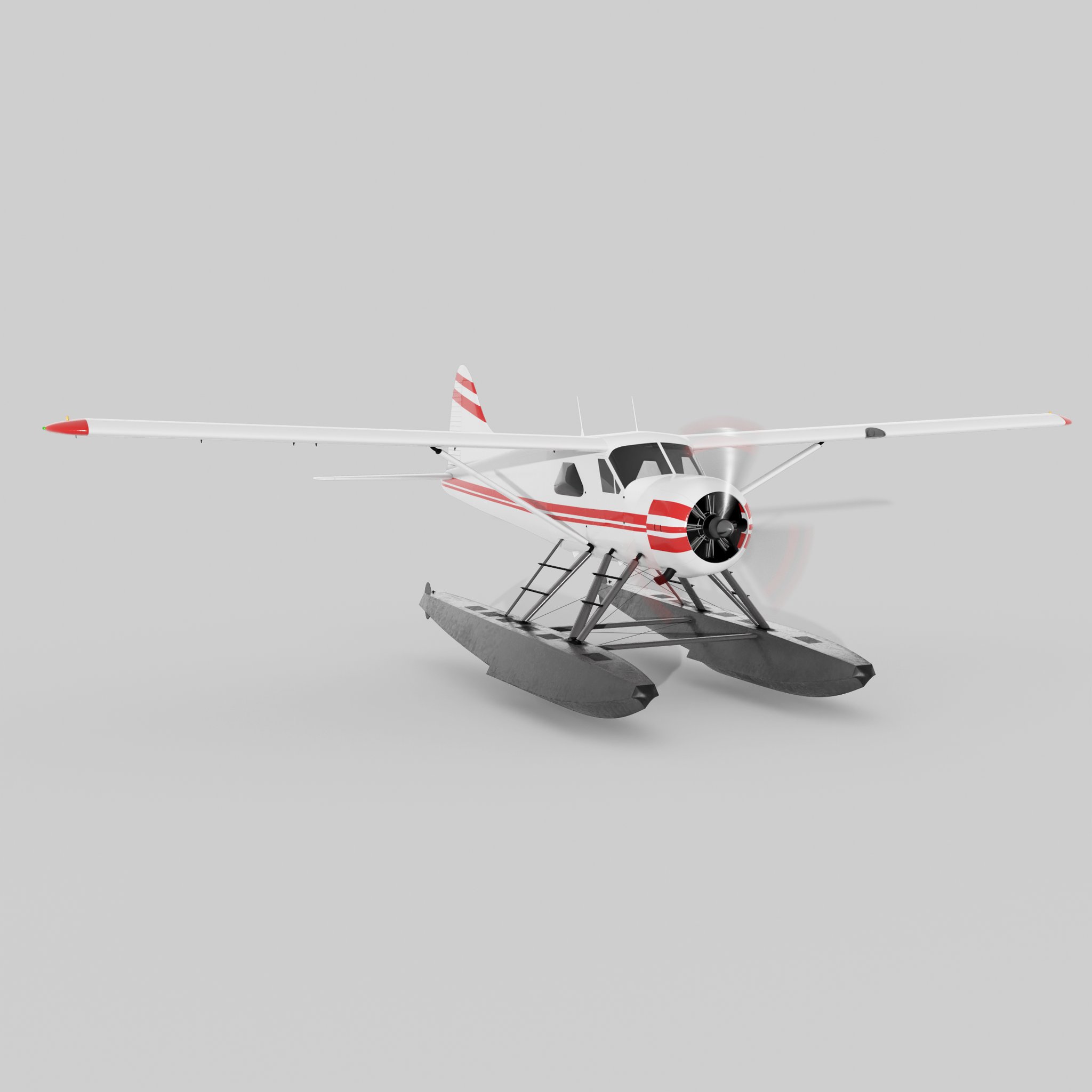 Seaplane | Airplane models | BlenderKit