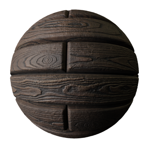 Wooden Planks Dark | FREE floor materials | BlenderKit