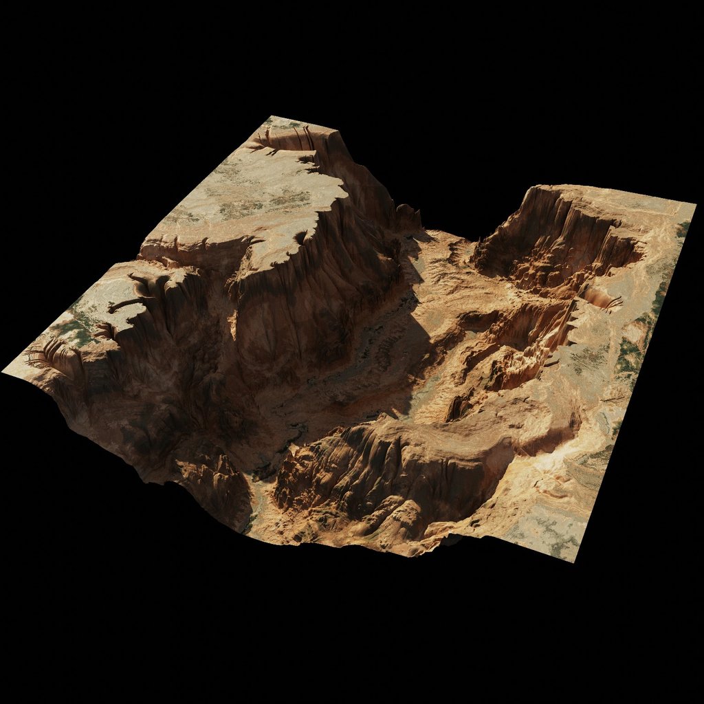 Valley topography | Terrains models | BlenderKit