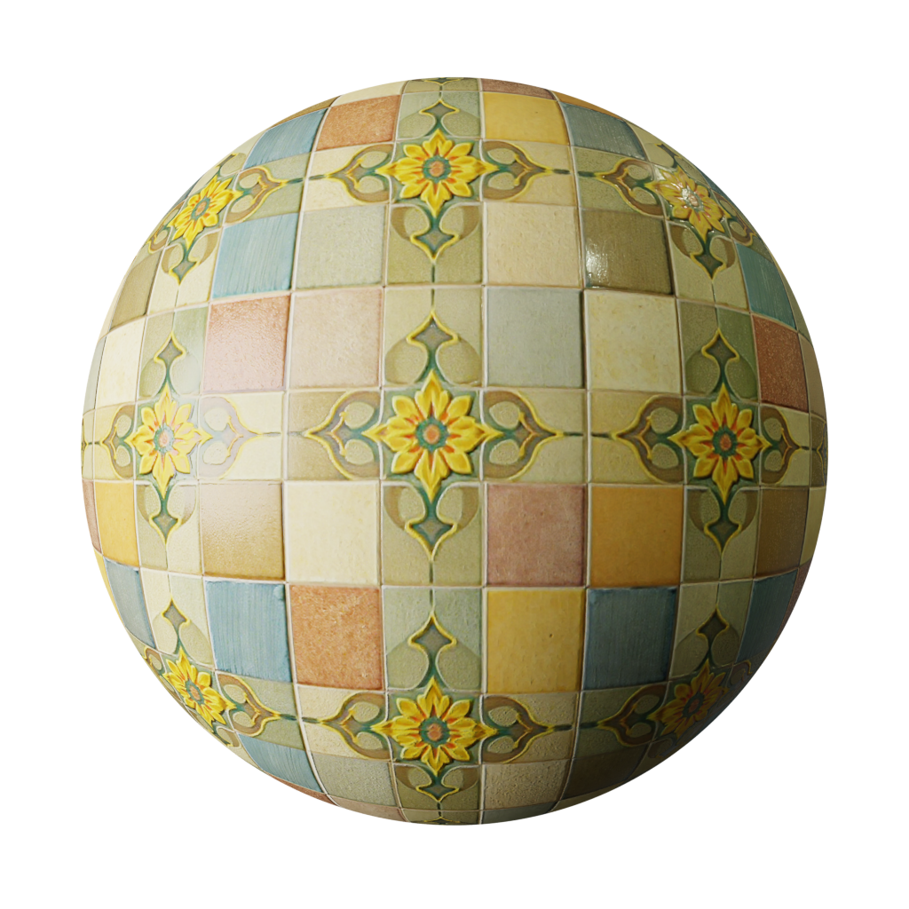 Mexican Pasta Tiles 2 | FREE floor materials | BlenderKit