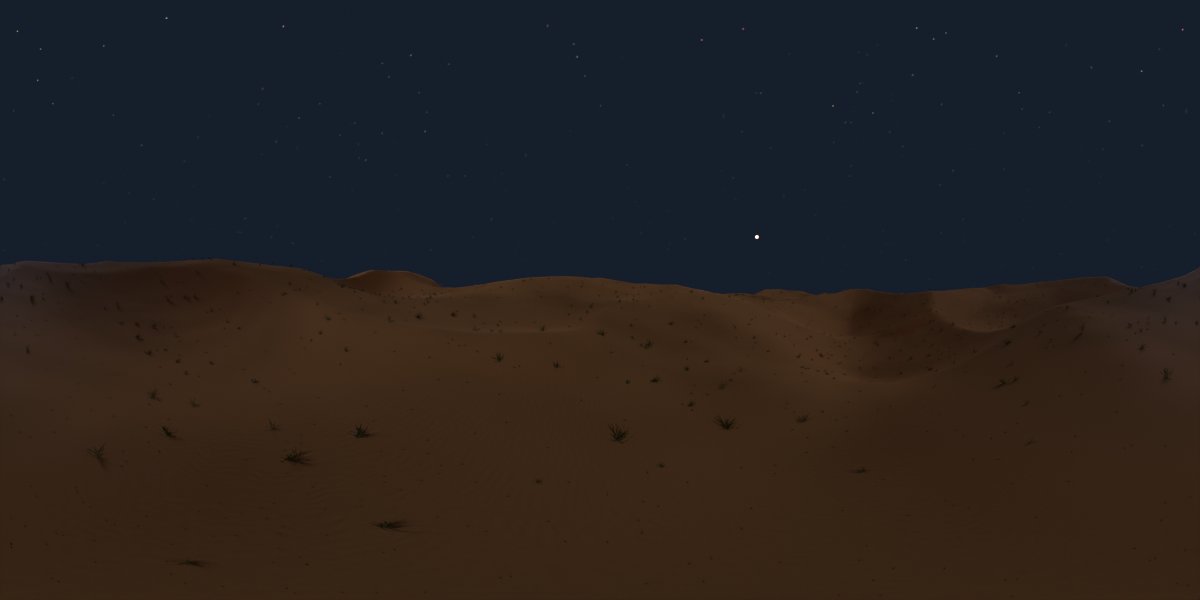Desert Night Sky unclipped | Indoor HDRis | BlenderKit