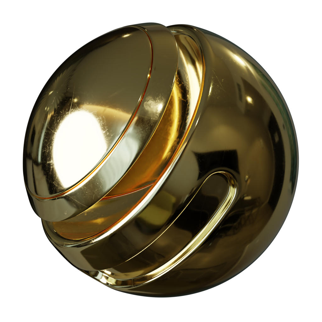 Gold PBR | FREE metal materials | BlenderKit