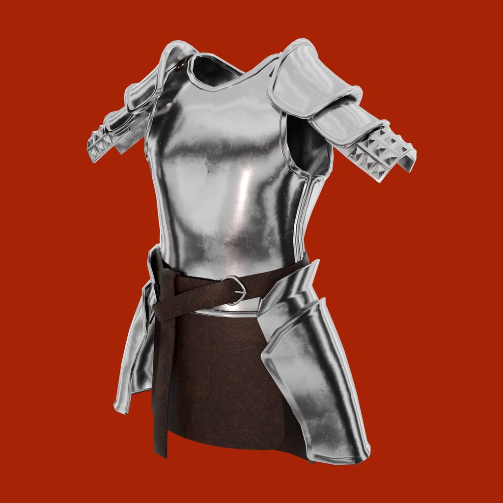 BlenderKit | Download the Warrior armor model