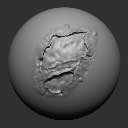 NS Burn double exposed | scars & wounds brushes | BlenderKit