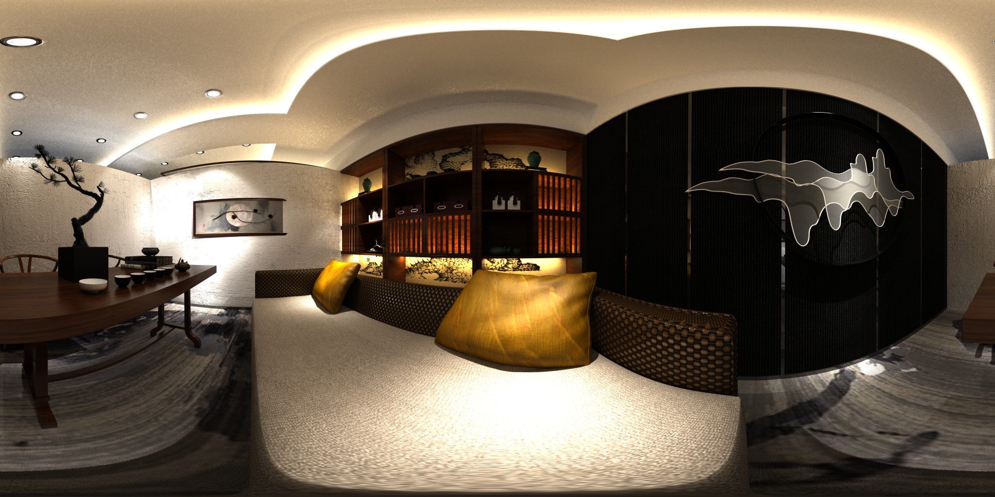 Chinese Meeting Room | Interiors HDRis | BlenderKit