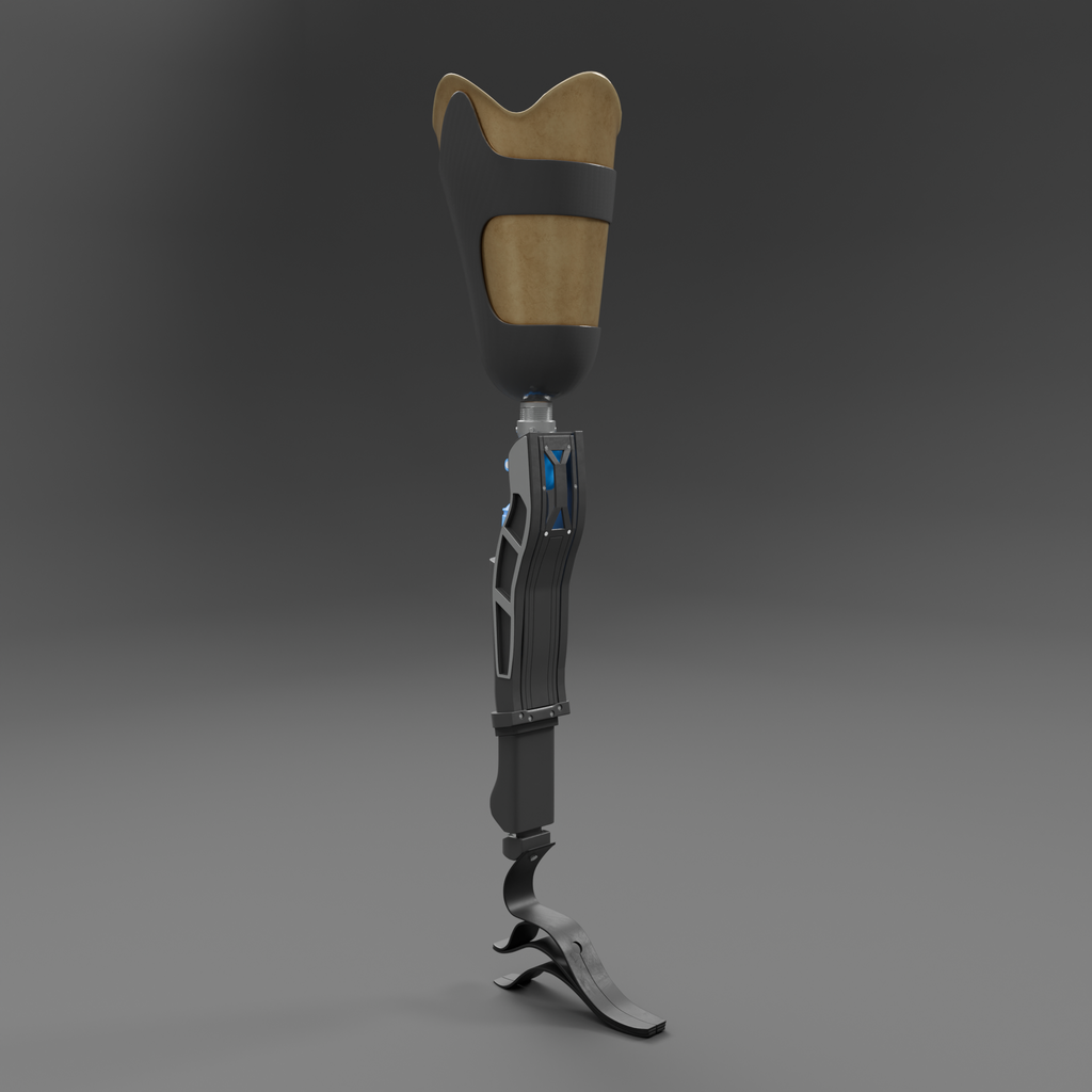 Prosthetic Leg | Medical Equipment models | BlenderKit