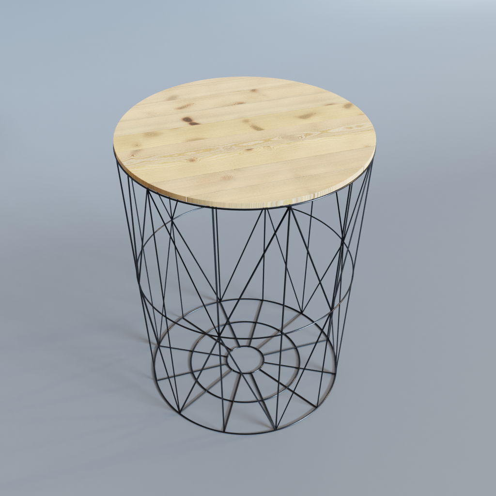 Wireframe Coffee Table | FREE Tables models | BlenderKit