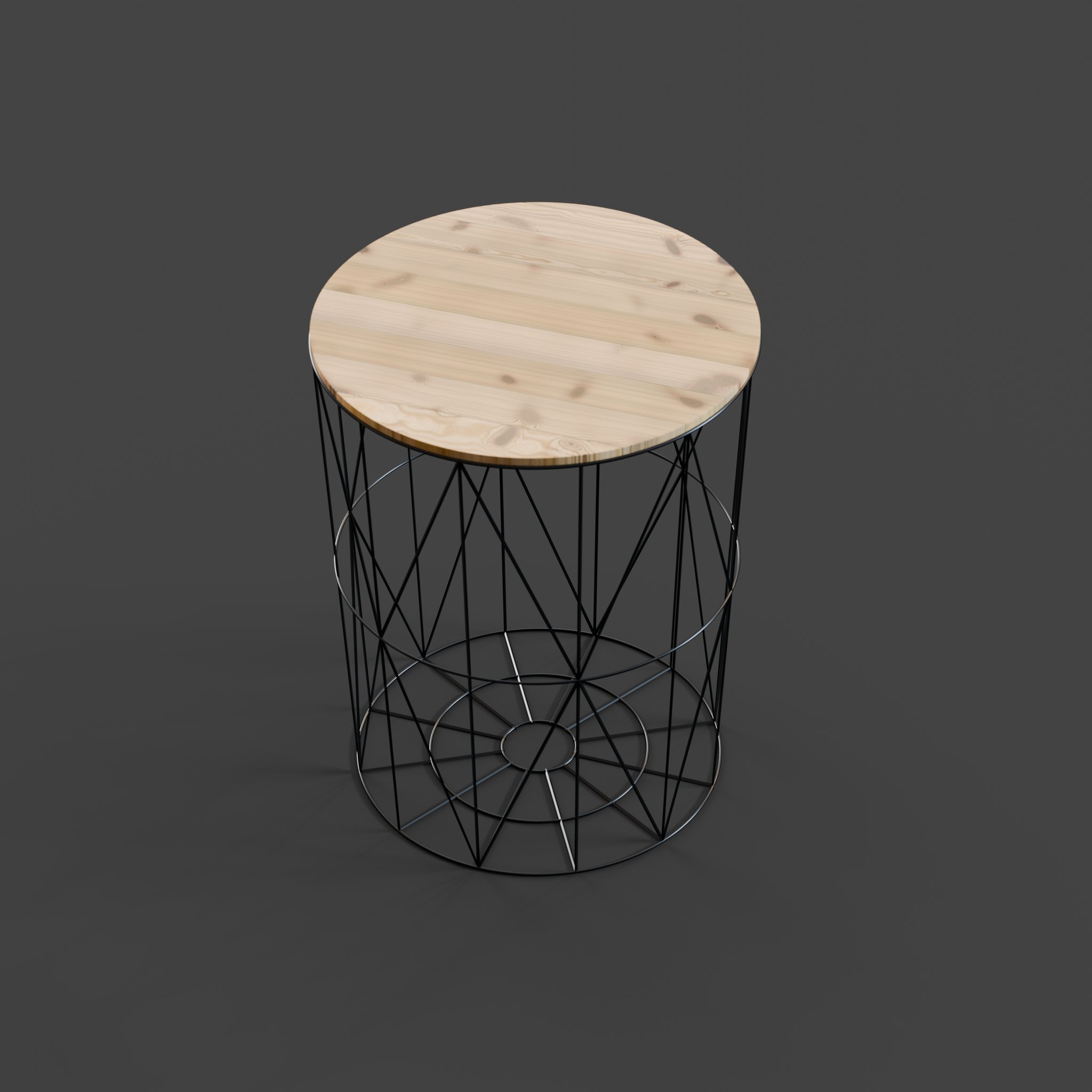 Wireframe Coffee Table | FREE Tables models | BlenderKit