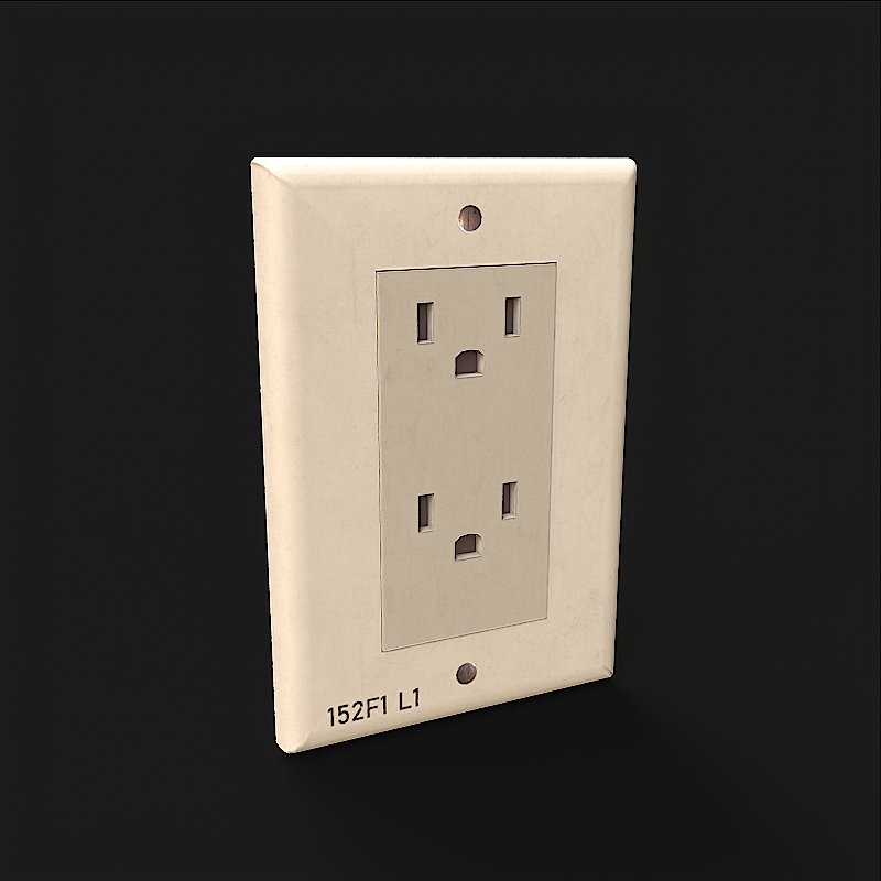 Outlets and Switches | Wall Light models | BlenderKit