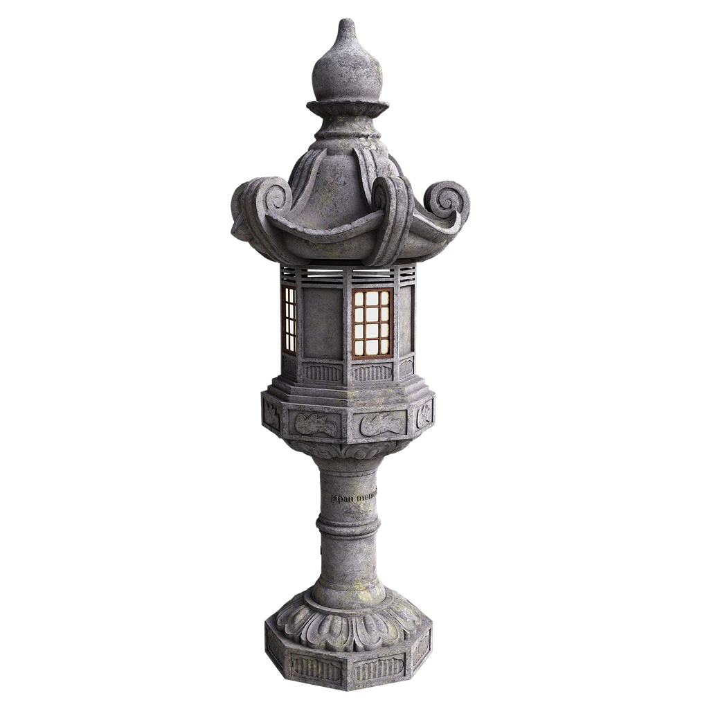 Old japanese lantern toro | Historic Buildings models | BlenderKit