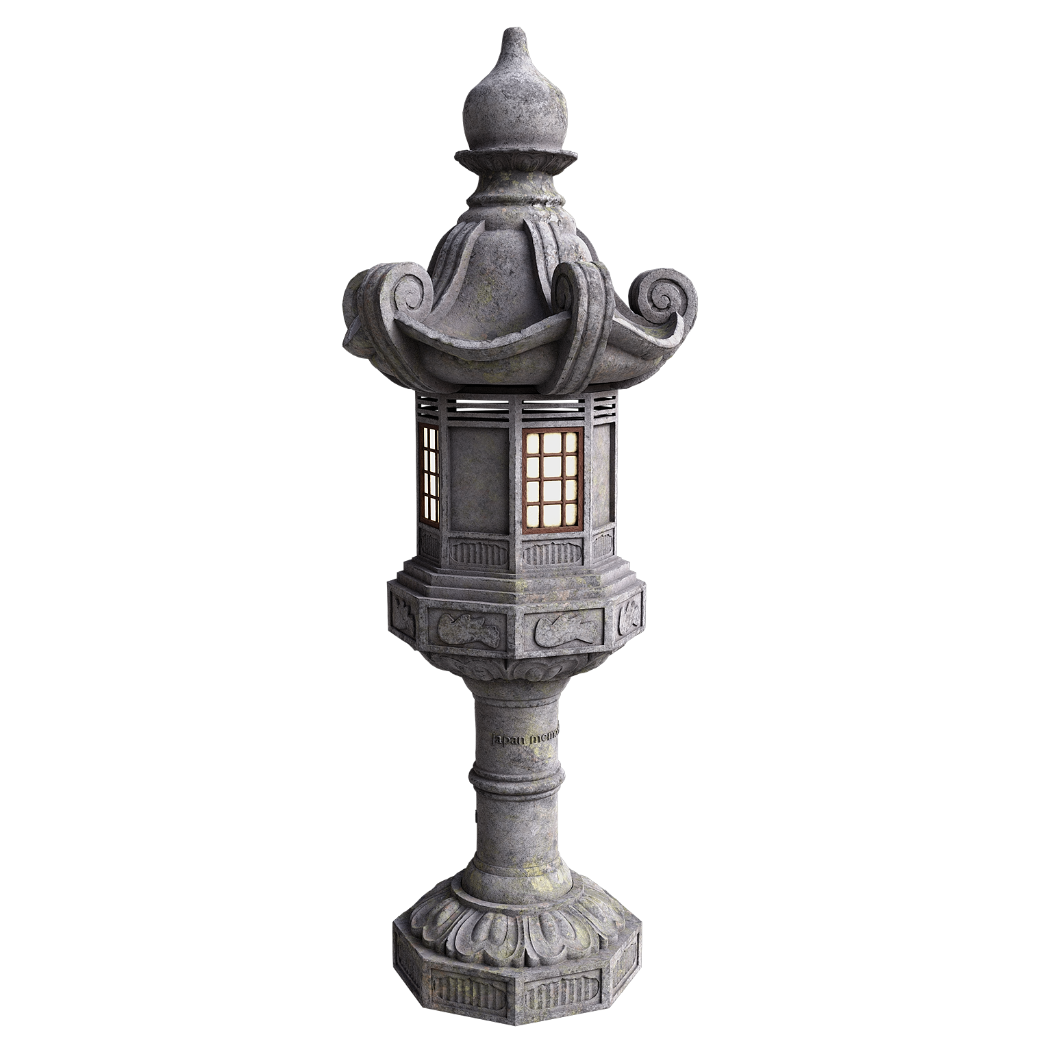 Old japanese lantern toro | Historic Buildings models | BlenderKit
