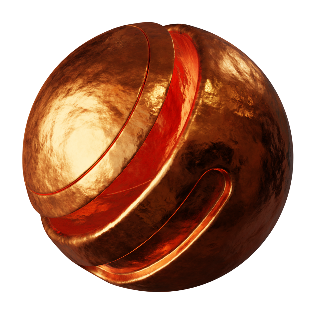 Worn Copper | FREE metal materials | BlenderKit