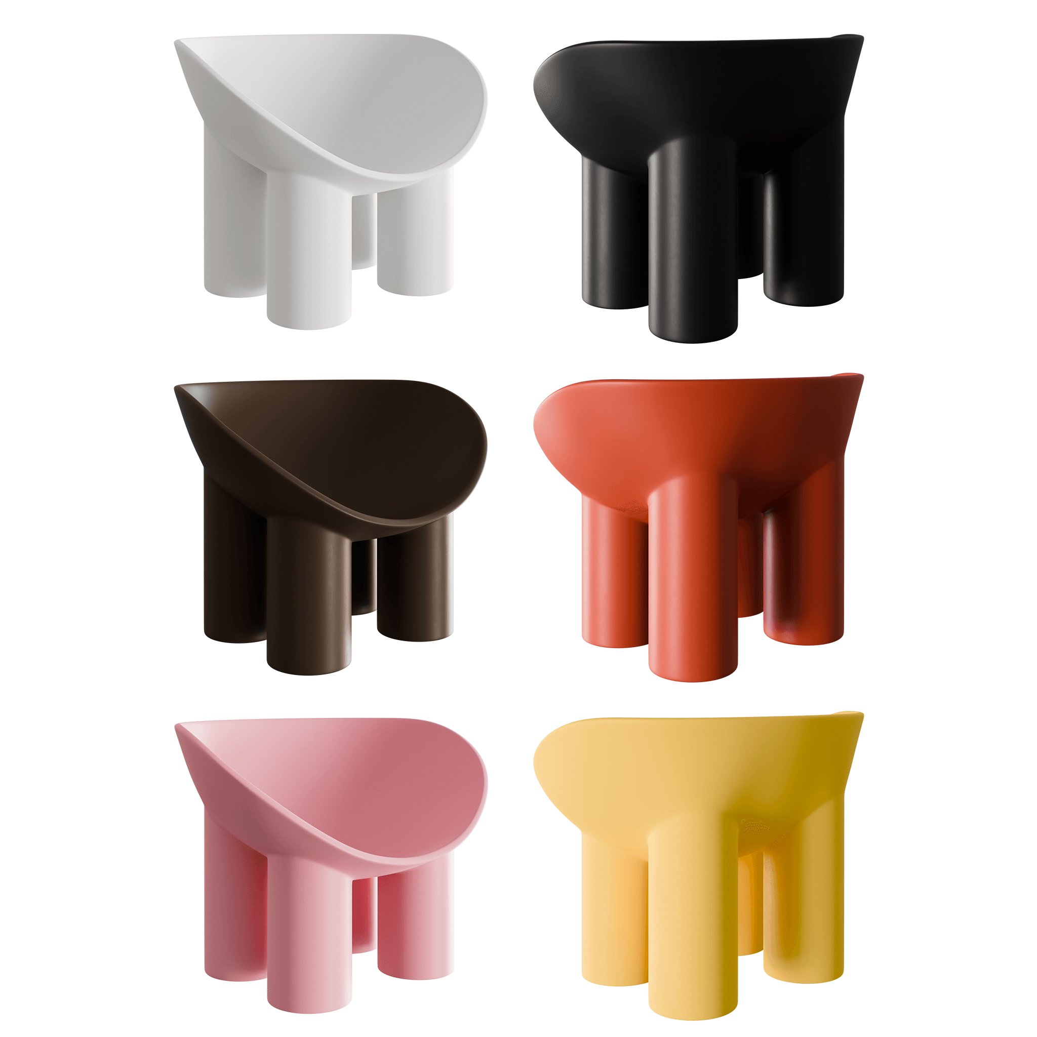 Roly Poly Armchair | Armchairs models | BlenderKit