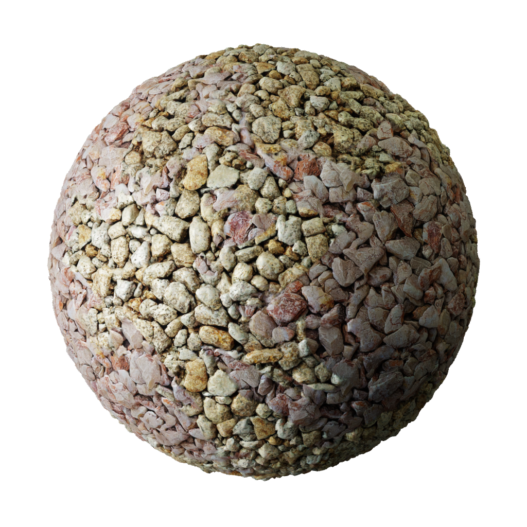 Gravel | FREE stone materials | BlenderKit