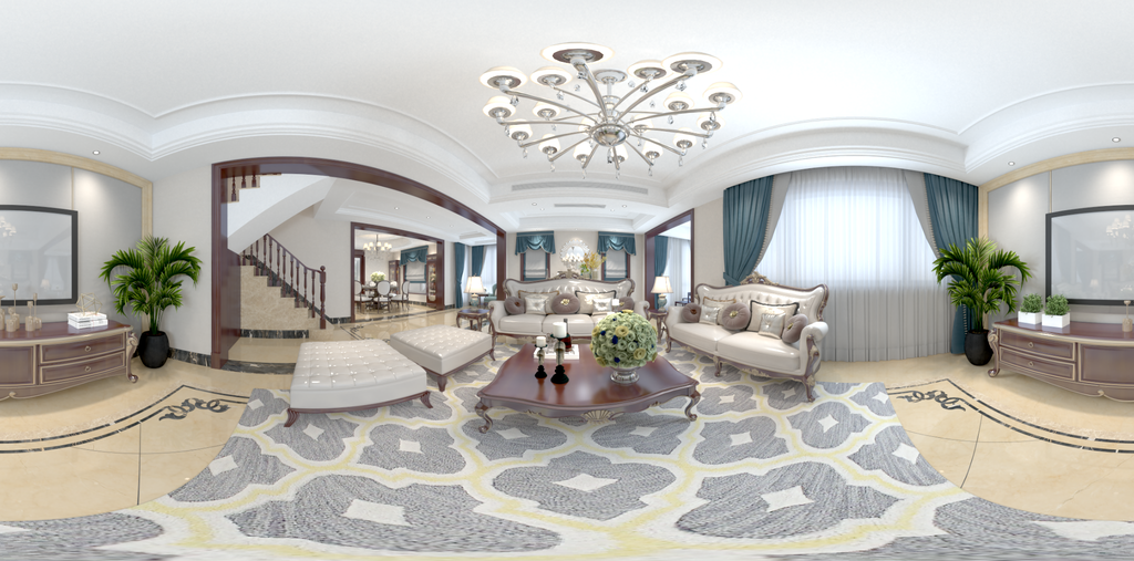 Living room | FREE Interiors HDRis | BlenderKit