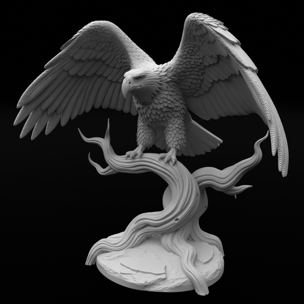 BlenderKit | Download the Eagle printable