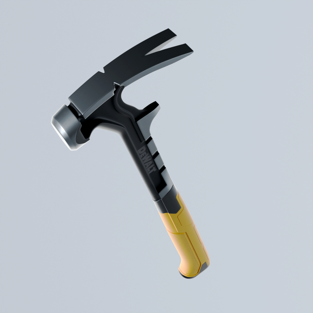 DeWalt Heavy-Duty Hammer | Handtools models | BlenderKit
