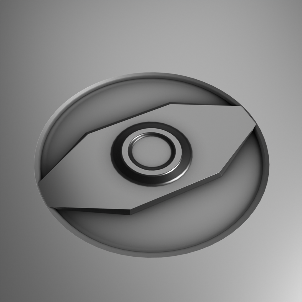 Scifi Decal 027 Turn Knob | Miscellaneous models | BlenderKit