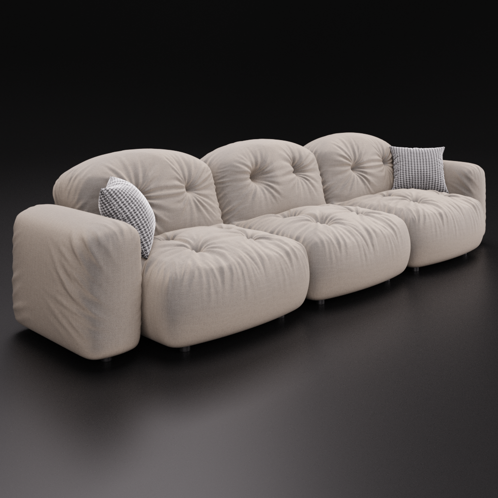 Sofa Brompton | 3D Sofa models | BlenderKit