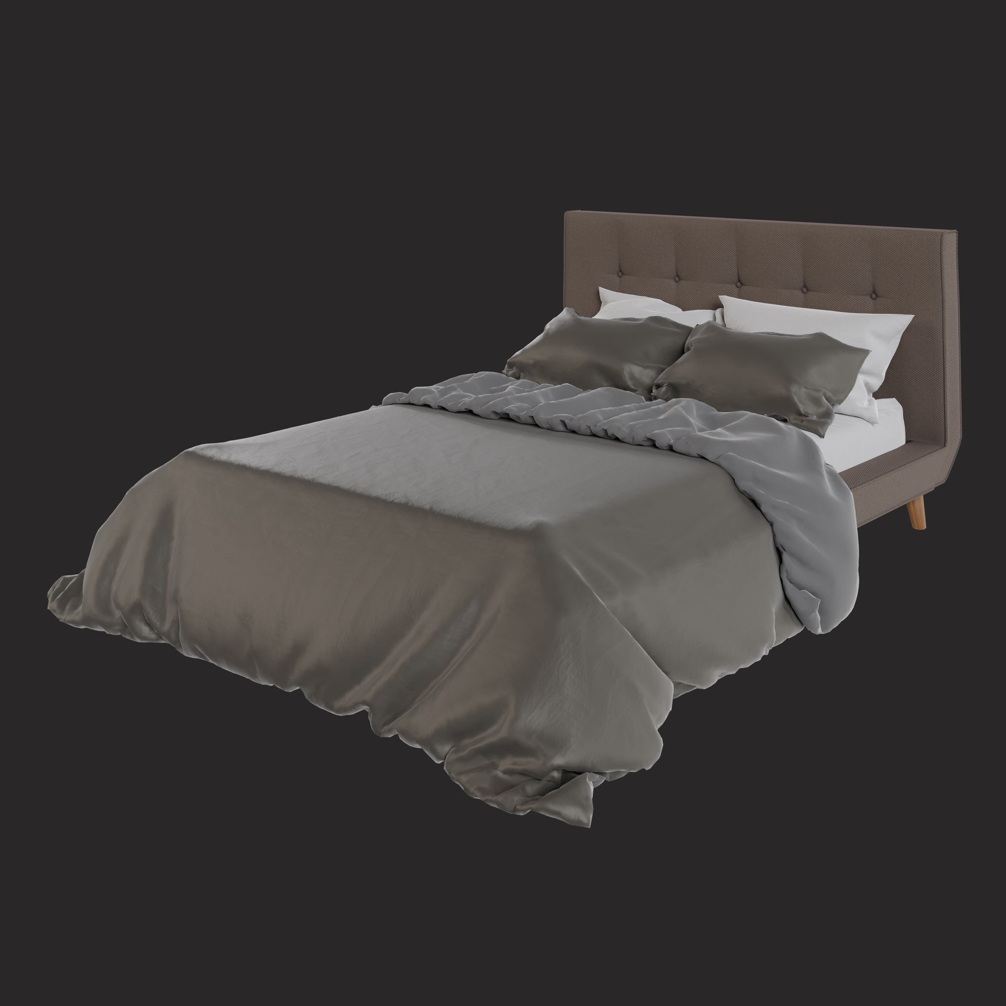 Double Bed | Beds models | BlenderKit